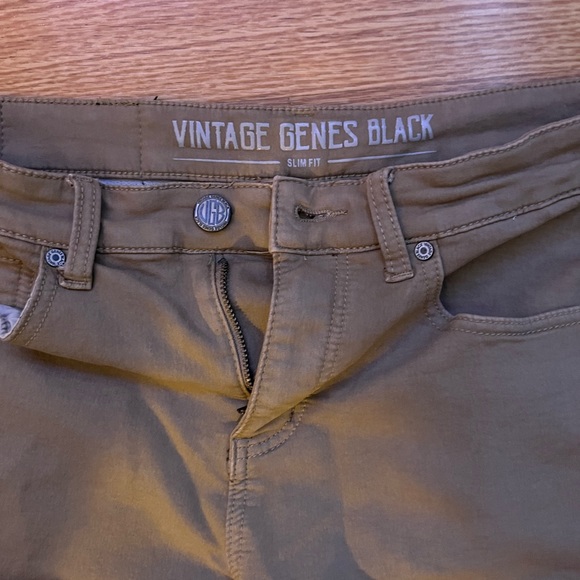 Tailor Vintage | Pants | Vintage Genes Black Khaki Pants | Poshmark
